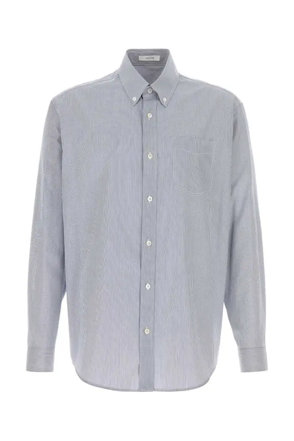 THE ROW Embroidered Poplin Pompeo Shirt