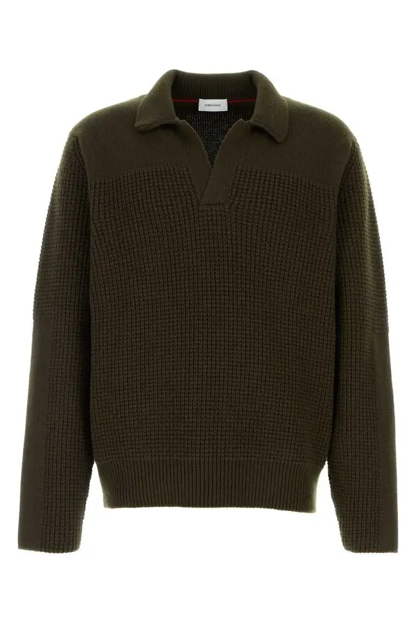 FERRAGAMO Virgin Wool Knit Sweater