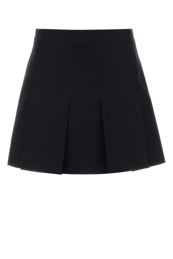 A.p.c. Inspired Twill Mini Skirt With Clean Tailoring - Blue