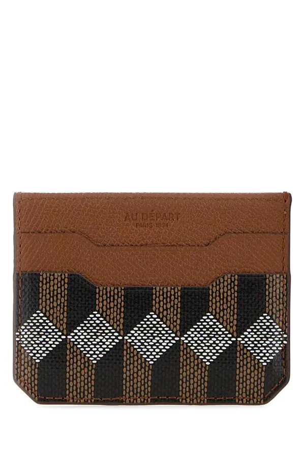 AU DEPART Leather Card Holder