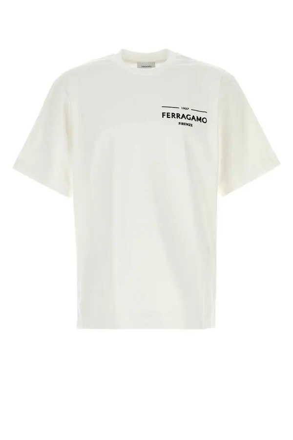 FERRAGAMO 100% Cotton T-shirt
