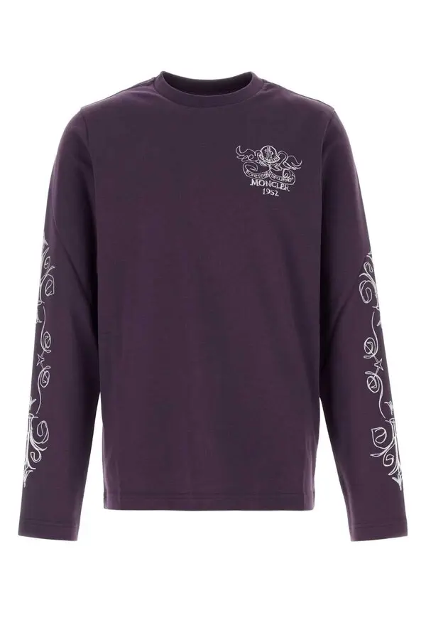 Moncler Cotton T-shirt - Purple