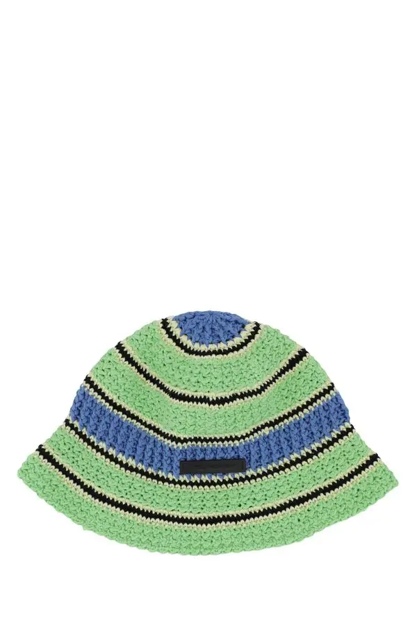 Stella McCartney Embroidered Crochet Hat For
