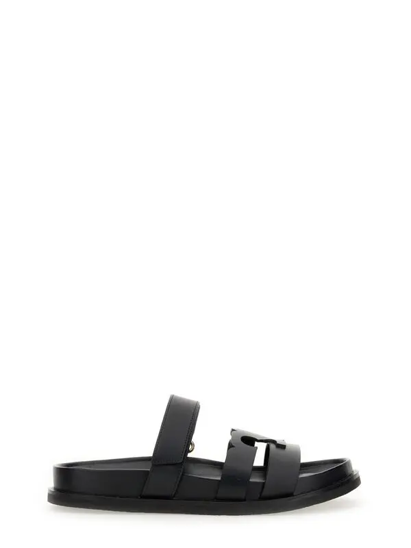 Tory Burch Ines Sport Slide Sandals - Black