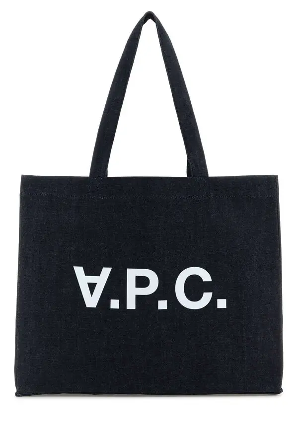 A.p.c. Denim Shopping Handbag