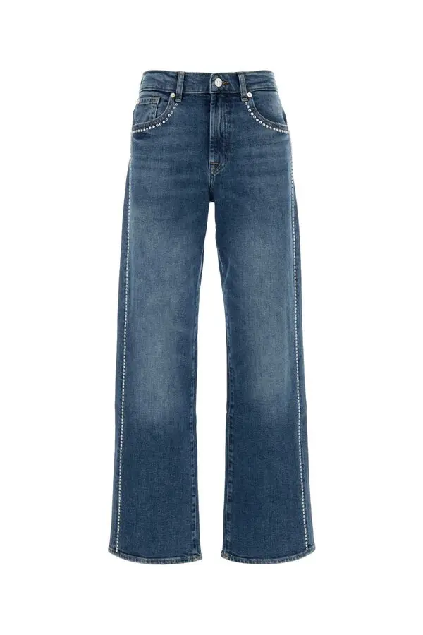 Seven For All Mankind Stretch Denim Stovepipe Jeans
