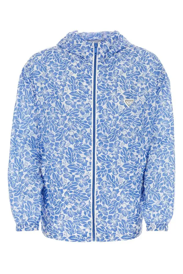 Prada Re-nylon Zip-up Windbreaker Jacket