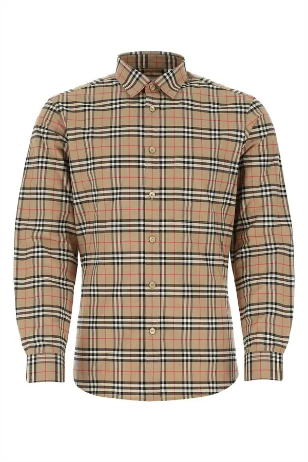 Burberry Cotton-blend Stretch Shirt