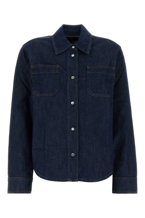 Seven For All Mankind Denim Stretch Shirt