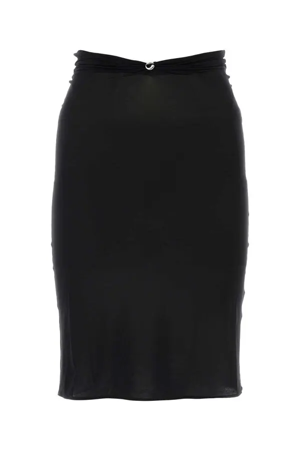 Coperni Stretch Nylon Triangle Mini Skirt