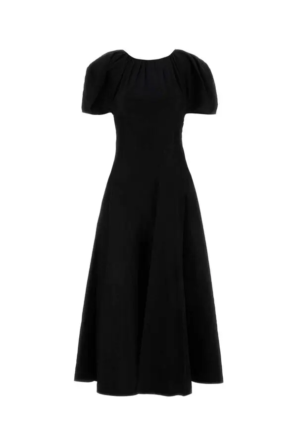 Tory Burch Viscose-linen Blend Midi Dress