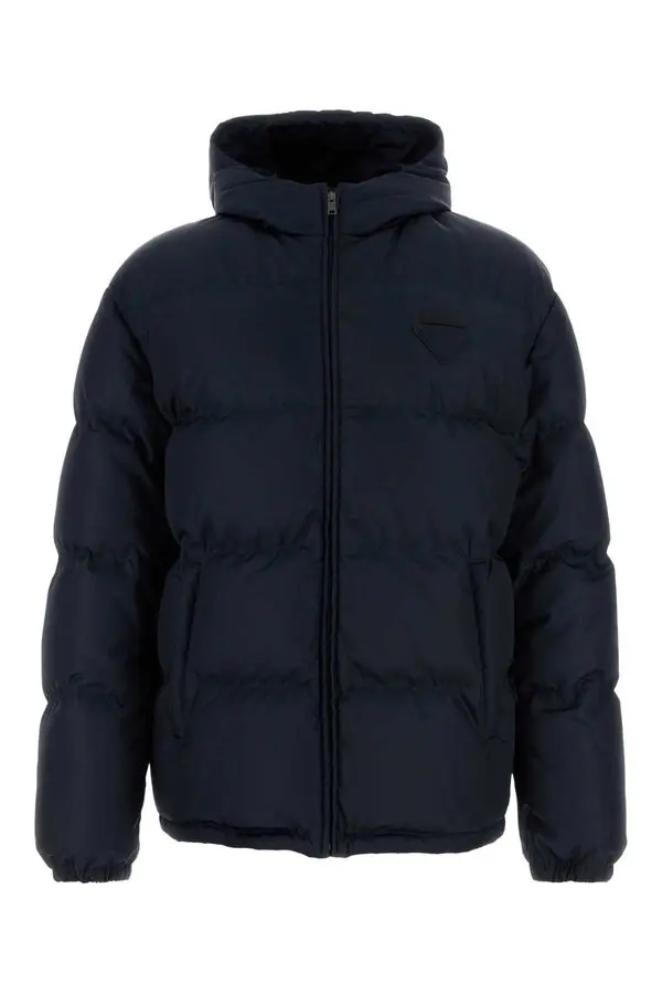 Prada Re-nylon Down Jacket With Hood