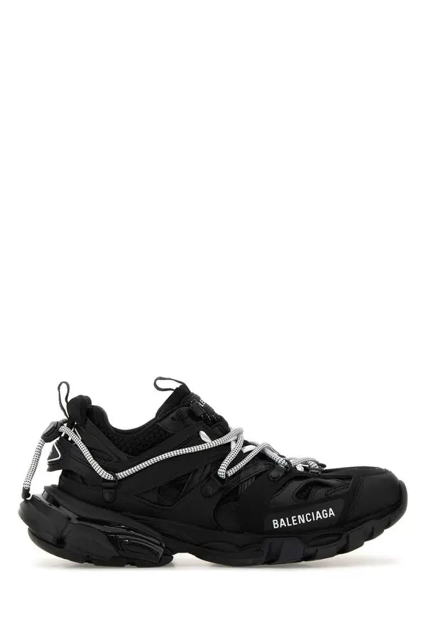 Balenciaga Track Trail Laces Mesh & Rubber Sneaker - Black
