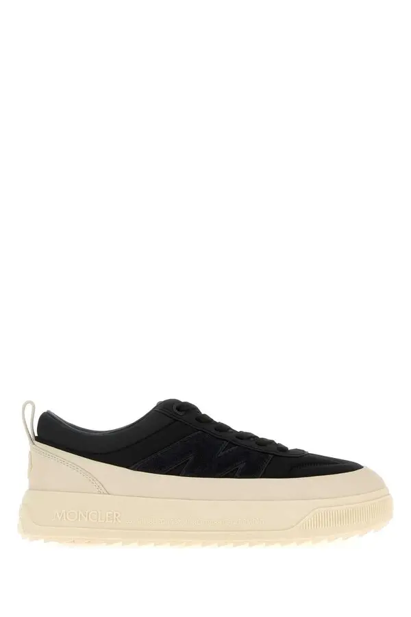 Moncler Low-profile Canvas Sneakers - Black