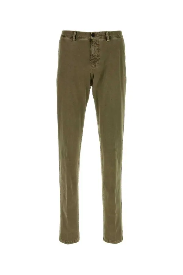 PT TORINO Stretch Cotton Utility Pant - Green
