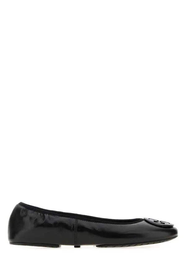 Tory Burch Reva Leather Ballerinas