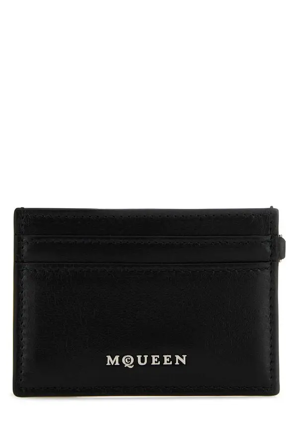 Alexander McQueen Mini Leather Sling Card Holder