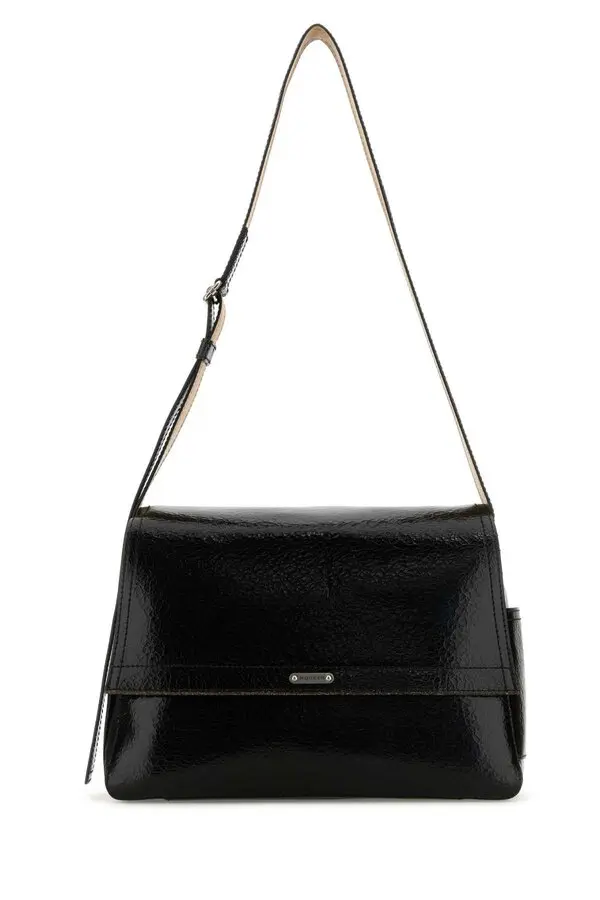 Alexander McQueen Slouch Crossbody Handbag 38 X 24 X 12 Cm - Black