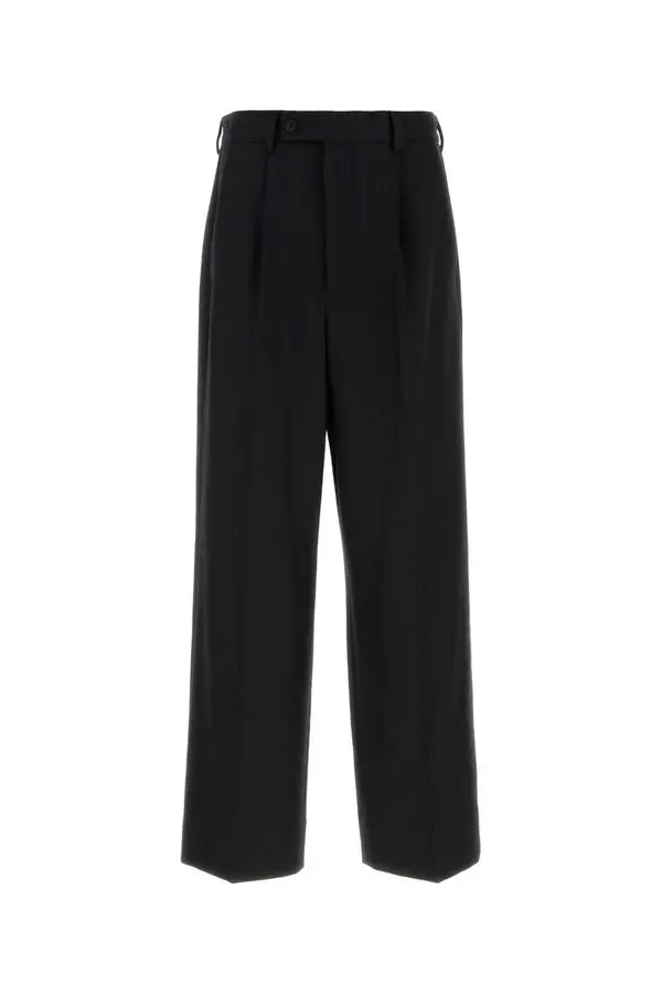 MAISON MARGIELA Wool Blend Wide-leg Trousers