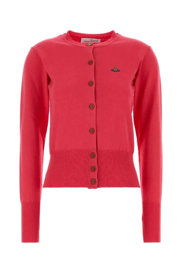 VIVIENNE WESTWOOD Bea Cotton-cashmere Cardigan - Pink