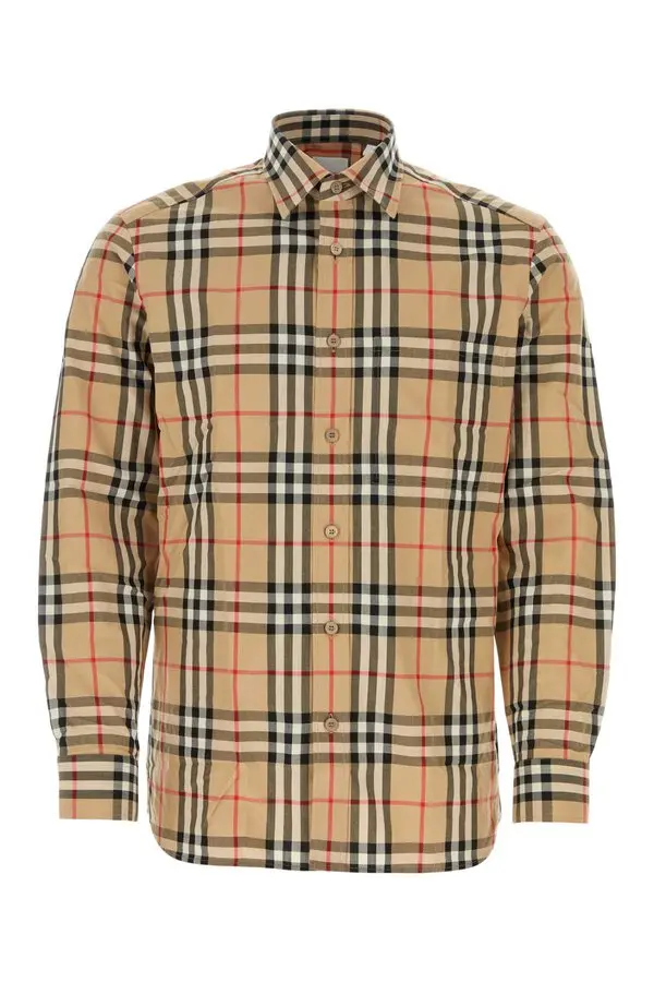 Burberry Embroidered Poplin Shirt For