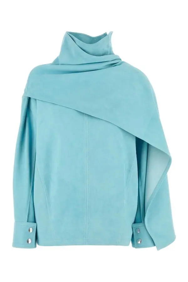 Bottega Veneta Lamb Leather Blouse
