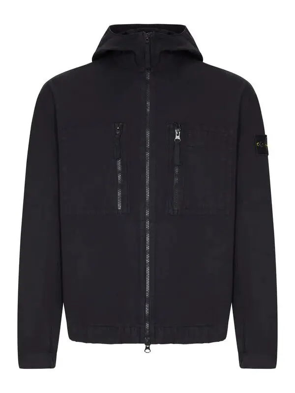Stone Island Overshirt With Hood