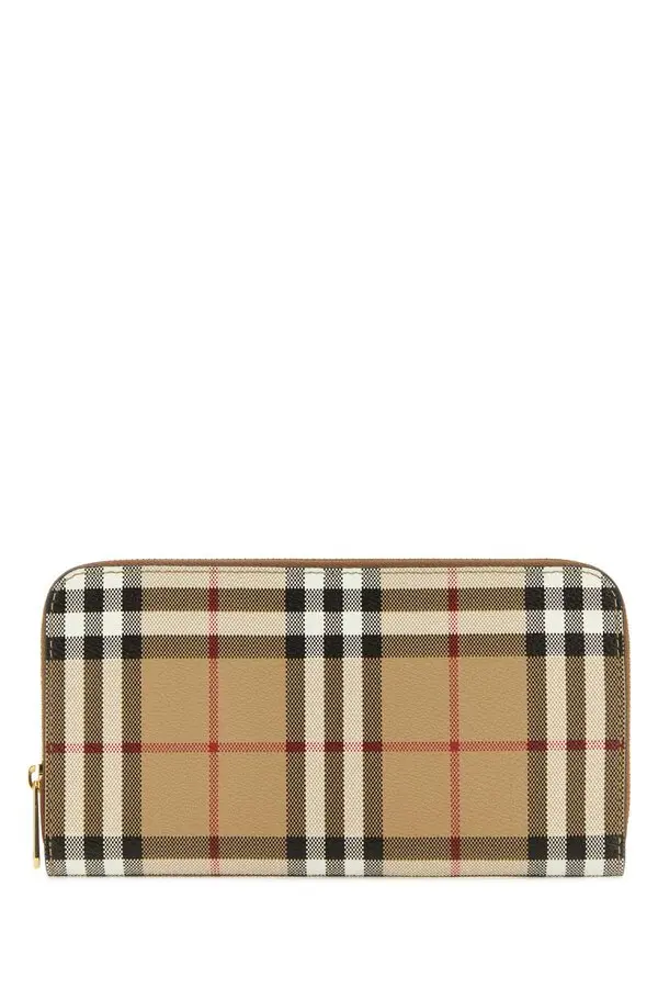 Burberry Mini Printed Canvas Wallet 20 Cm