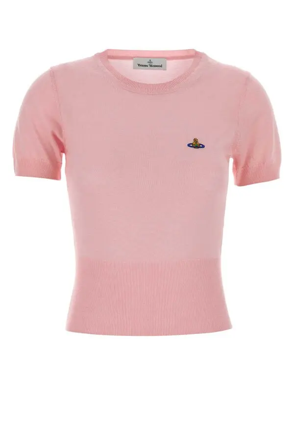 VIVIENNE WESTWOOD Bea Wool-silk Knit Sweater - Pink