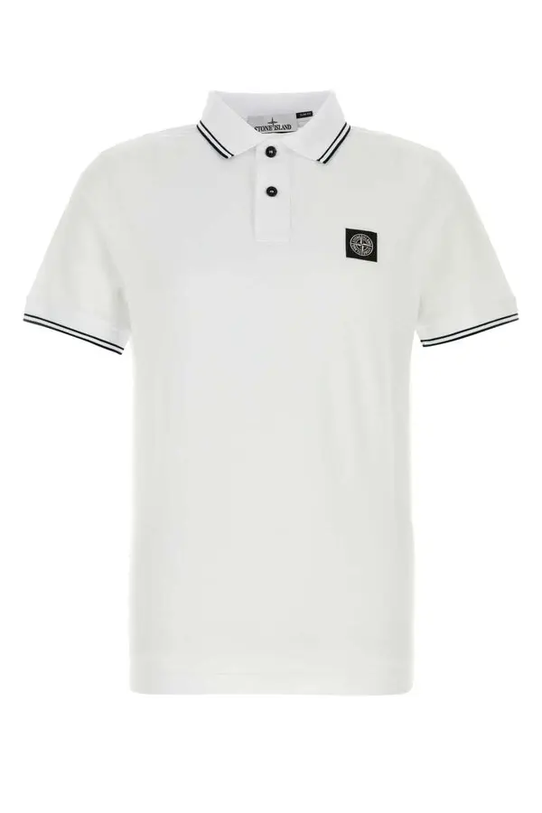 Stone Island Stretch Piquet Polo Shirt