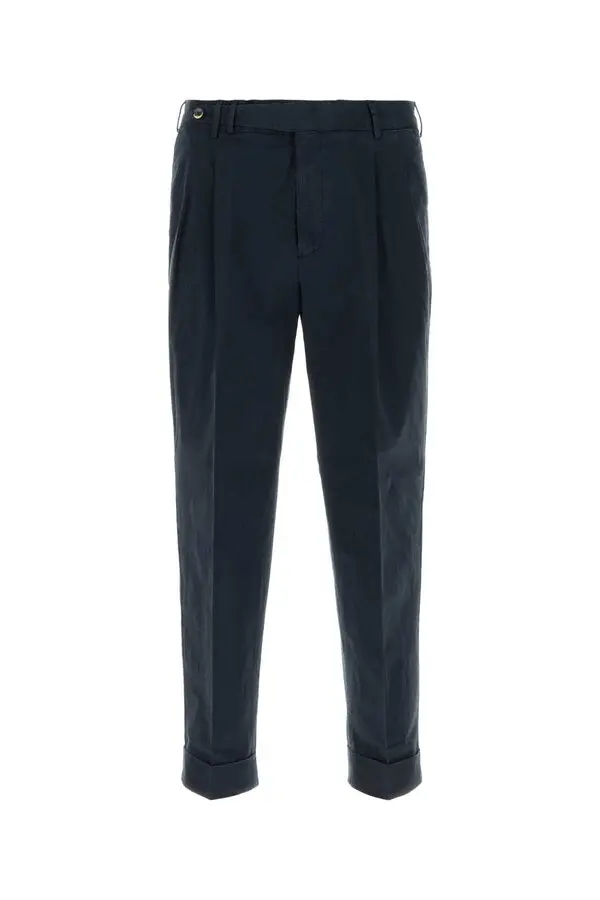 PT TORINO Stretch Cotton Trousers - Blue
