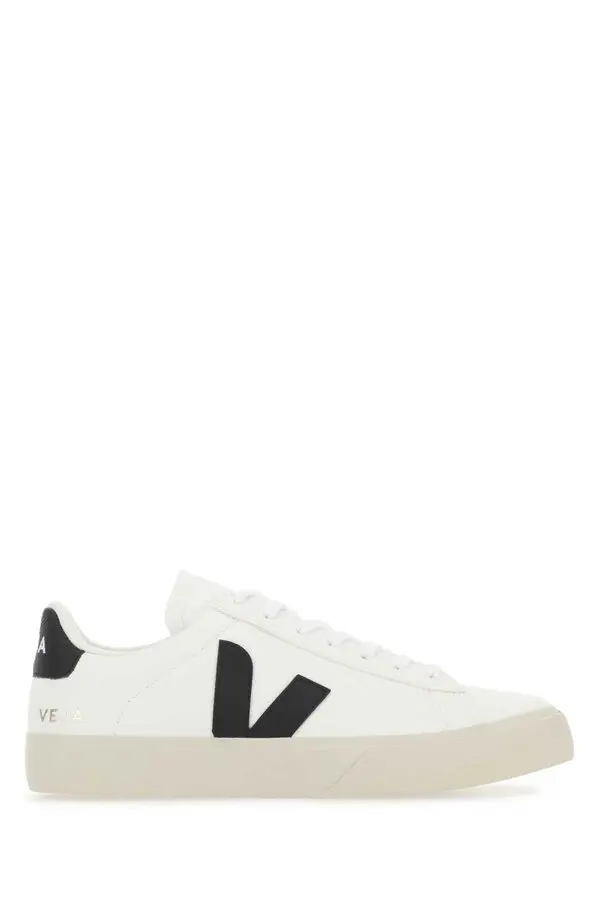 VEJA Chromefree Leather Campo Low Top Sneakers - White