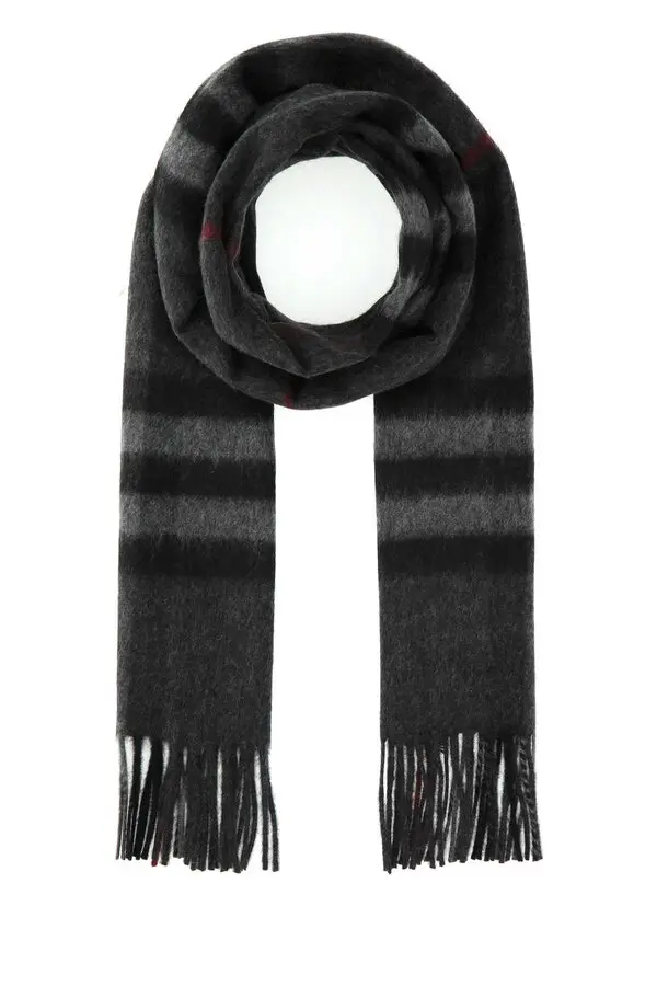 Burberry Embroidered Cashmere Scarf - Printed
