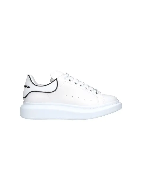 Alexander McQueen Leather Low-top Sneaker - White