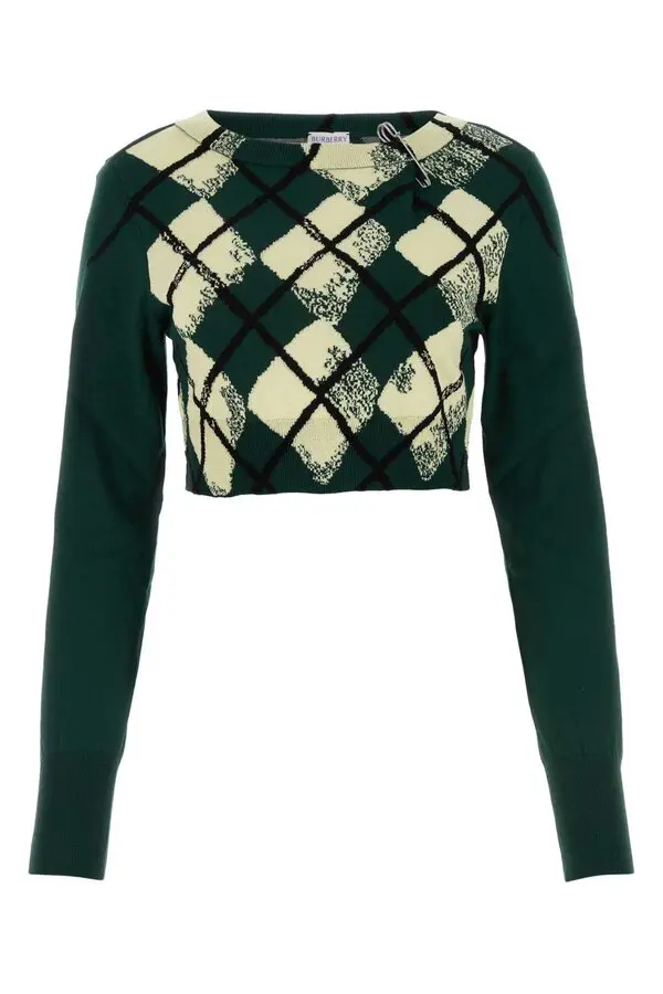 Burberry 100% Cotton Knit Sweater