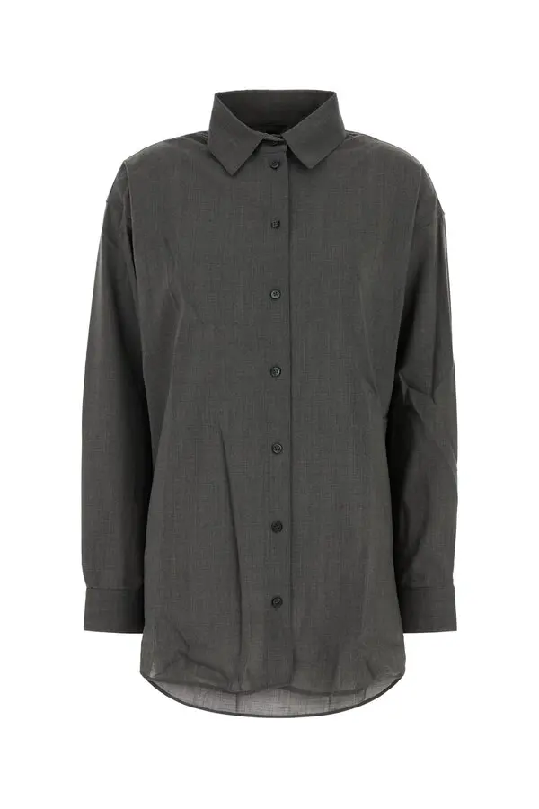 Jacquemus Structured Wool Blend Shirt