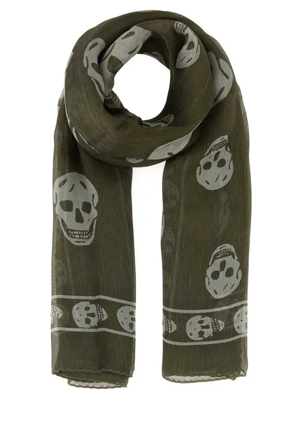 Alexander McQueen Silk Foulard-style Scarf - Printed