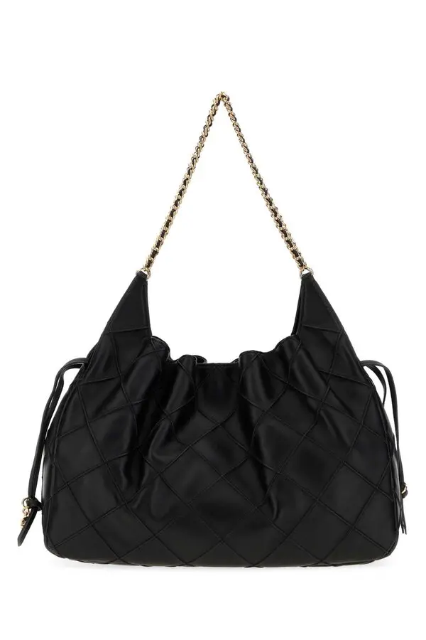 Tory Burch Fleming Quilted Leather Tote Bag