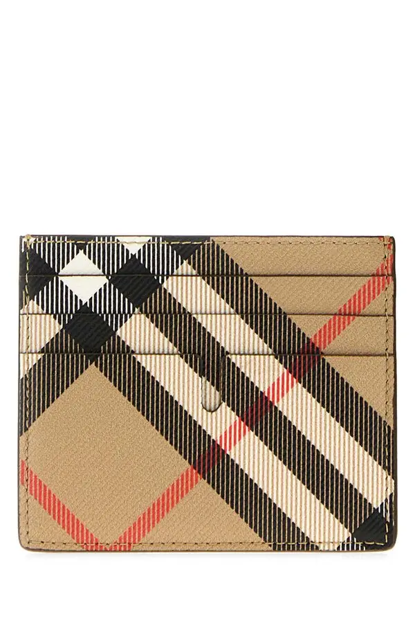 Burberry Printed Mini Canvas Card Holder