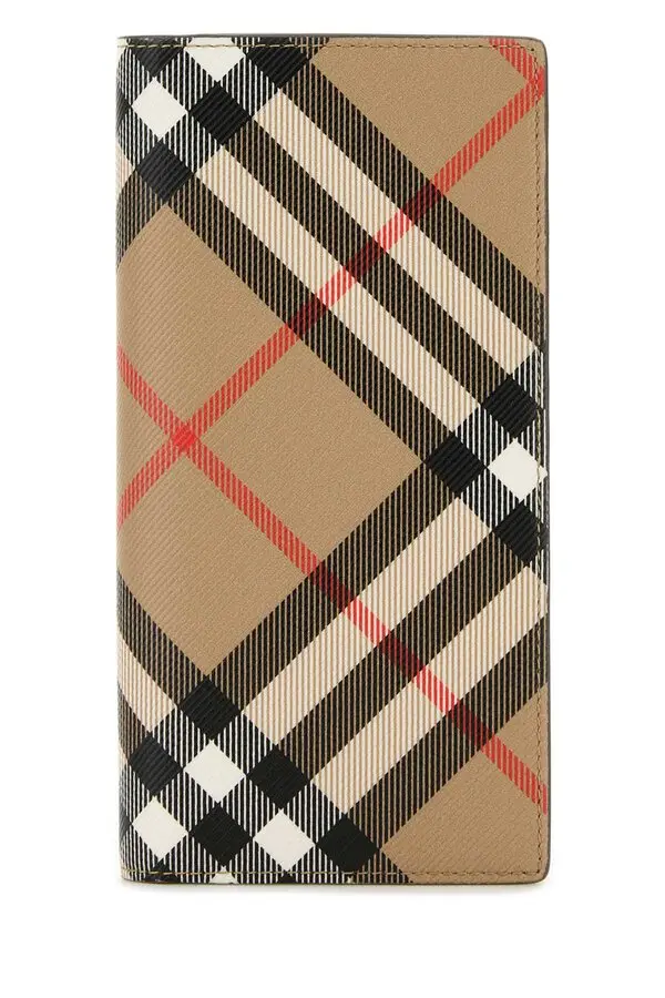 Burberry Canvas Wallet, 9.4 Cm X 19 Cm X 2 Cm