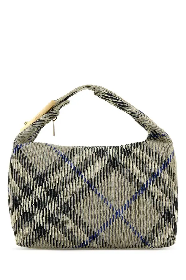 Burberry Embroidered Peg Handbag - Printed
