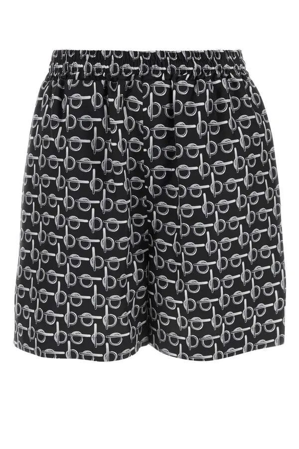 Burberry Silk Shorts - Printed