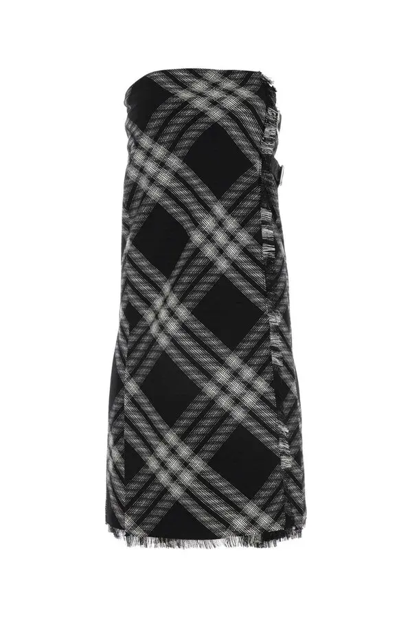 Burberry Embroidered Wool Dress