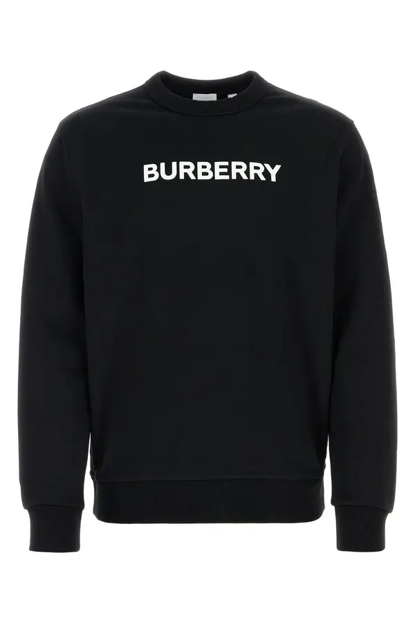 Burberry Stretch Cotton Oversize Crewneck Sweater