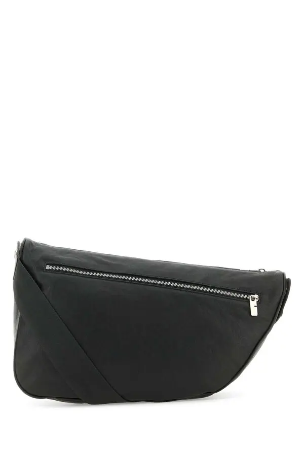 Burberry Large Shield Leather Crossbody Handbag