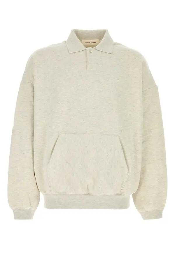 Fear Of God Melange Cotton-blend Sweatshirt