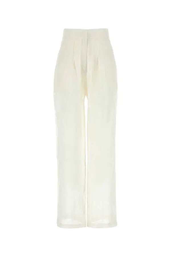Le Kasha Sohag Wide-leg Linen Pants In Organic Linen