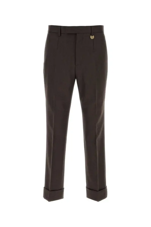 Burberry 100% Wool Pants - Brown