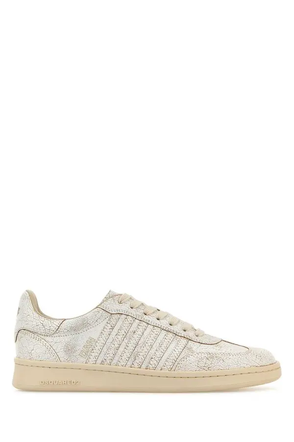 Dsquared2 Boxer-inspired Leather Sneakers
