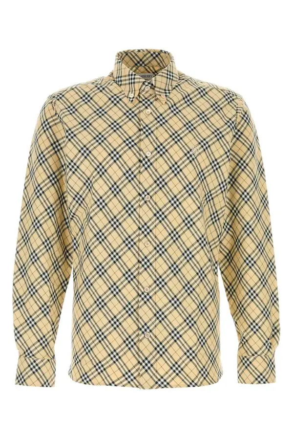 Burberry Embroidered Cotton Shirt